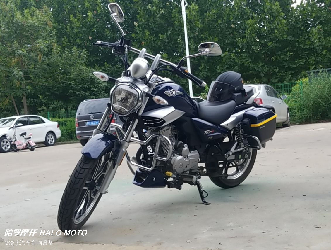 豪爵摩托车,TR150ES报价及图片-摩托范-哈罗摩托车官网
